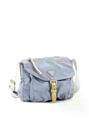 Prada Buckle Messenger Bag Tessuto Small Crossbody