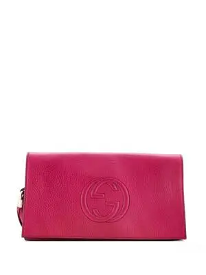 Gucci Soho Leather Clutch Bag