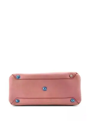 Burberry Banner Nm Leather Medium Tote Bag - Pink