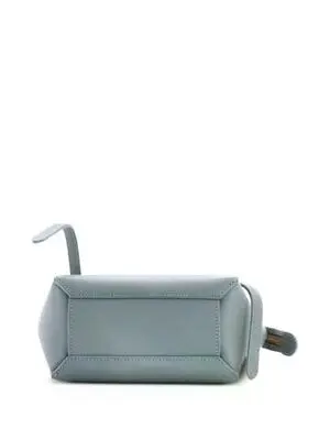 Celine Belt Bag Textured Leather Pico Shoulder Bag - Green