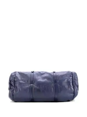 Gucci Gg Leather Duffle Travel Bag