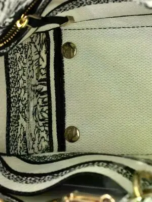 Dior Lady D-lite Embroidered Canvas Satchel - Multicolour