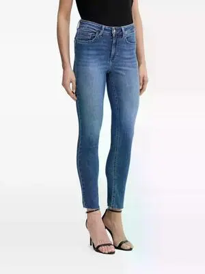 Liu Jo Raw-hem Skinny Jeans - Blue