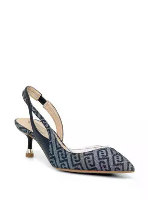 Liu Jo Denim Slingback Pumps