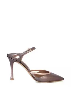 MALONE SOULIERS Yola Pointed Leather Mules