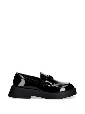 Armani Exchange Logo-plaque Loafers - Black