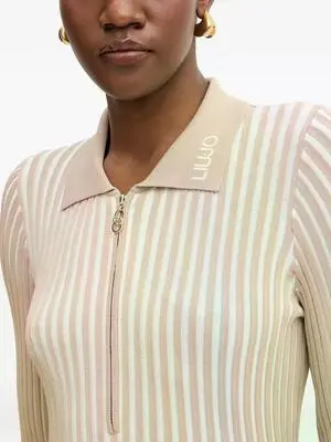 Liu Jo Striped Polo Top