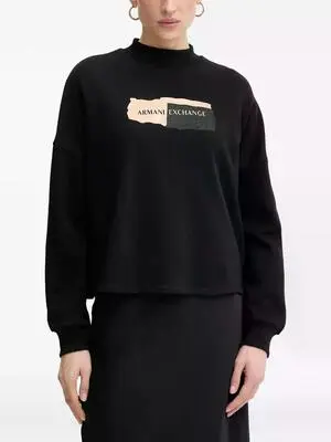 Armani Exchange Ribbed Sweatshirts Hoodies For Women