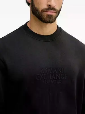 Armani Exchange Embossed Crew-neck Sweatshirt