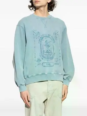 Maison Kitsuné Graphic Print Crewneck Sweatshirt