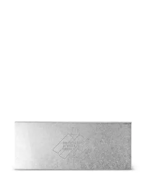 KNINDUSTRIE Storm Lettering-print Tray - Silver