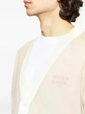 Maison Kitsuné V-neck Buttoned Cardigan