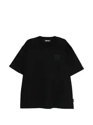Just Cavalli Logo Patch T-shirt - Black