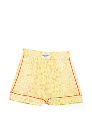Just Cavalli Printed Trim Shorts - Yellow