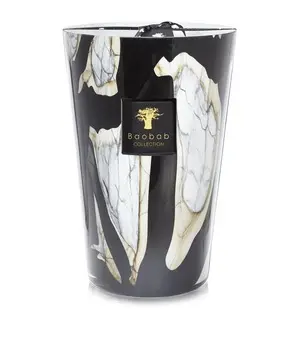 BAOBAB COLLECTION Stones Marble Maxi Candle - Grey