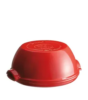 EMILE HENRY Ceramic Round Bread Baker - Red