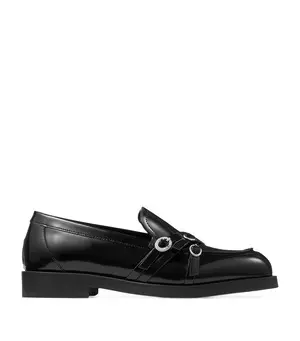 JIMMY CHOO Kalia Leather Loafers