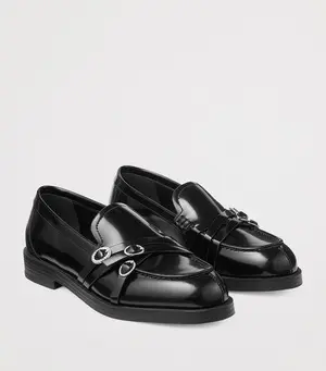 JIMMY CHOO Kalia Leather Loafers