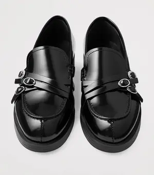 JIMMY CHOO Kalia Leather Loafers