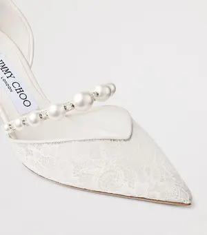 JIMMY CHOO Aurelie 65 Lace Pumps - Neutral