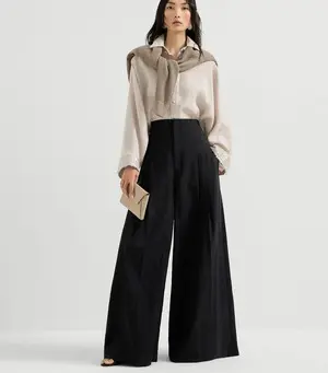 Brunello Cucinelli Linen Embellished Shirt
