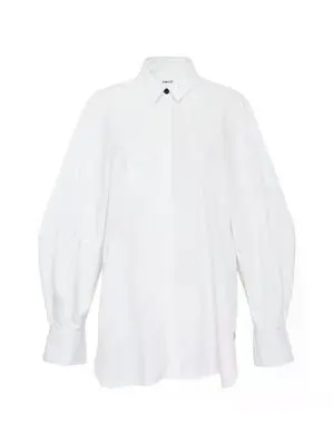 ENFOLD Balloon-sleeve Shirt - White