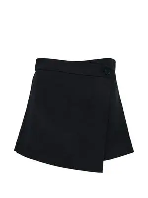 MSGM Asymmetrical Shorts - Black