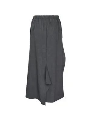 ENFOLD Elasticated-waistband Midi Skirt