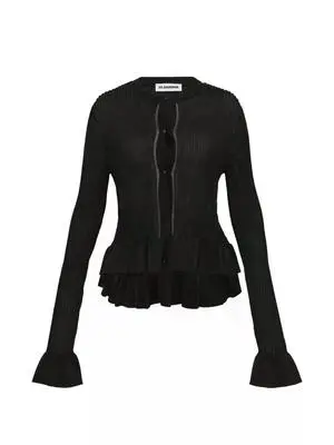 JIL SANDER Frill Cardigan