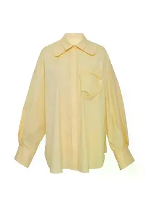 ENFOLD Long Sleeve Shirt - Yellow