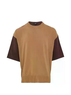 Comme Des Garçons Colour-block T-shirt - Brown
