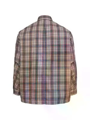 Comme Des Garçons Zipped Checked Jacket
