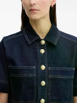 Dkny Mini Shift Denim Dress