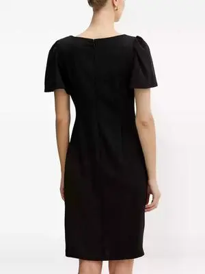 Dkny Ruched Mini Dress - Black