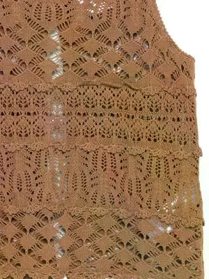 SEMICOUTURE Openwork Knit Top