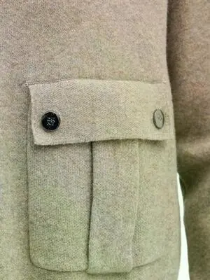 Dkny Knitted Zip-up Cardigan