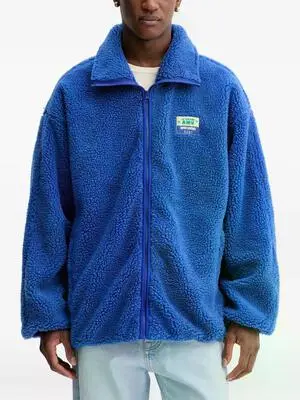 American Vintage Fleece Zip-up Jacket - Blue