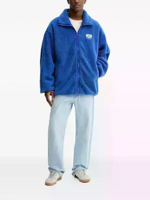 American Vintage Fleece Zip-up Jacket - Blue