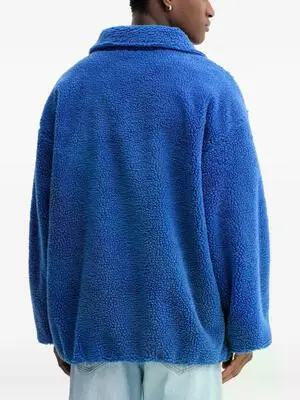 American Vintage Fleece Zip-up Jacket - Blue