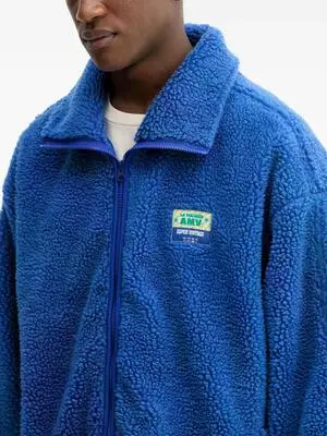 American Vintage Fleece Zip-up Jacket - Blue