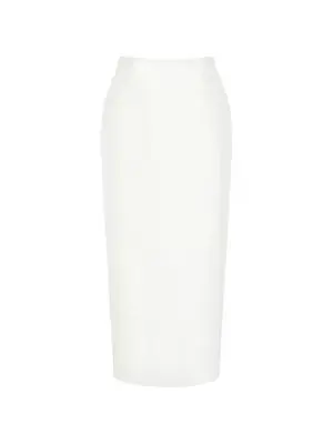 POST MERIDIEM Slit Midi Skirt