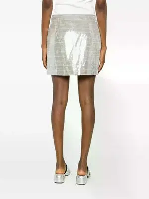 SYSTEM Sequin-embellished Mini Skirt