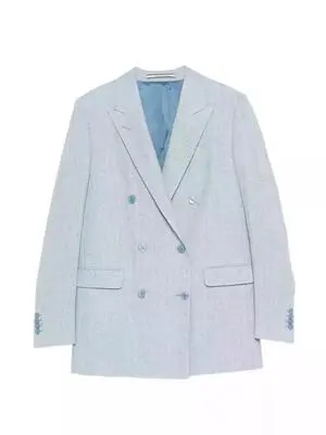 Tagliatore Double-breasted Blazer - Blue