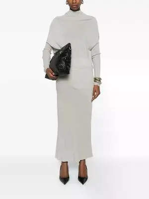 Rick Owens Funnel-neck Wool Sweater