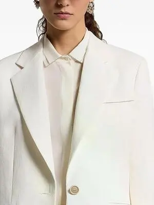 Peserico Single-breasted Blazer - Neutrals