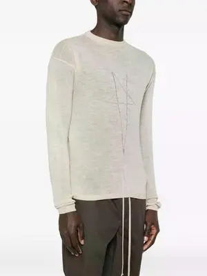 Rick Owens Star-intarsia Knit Sweater