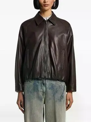Peserico Leather Jacket