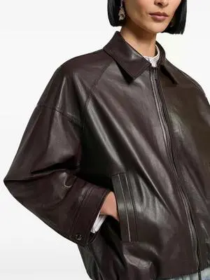 Peserico Leather Jacket