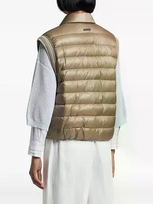 Peserico Quilted Sleeveless Jacket