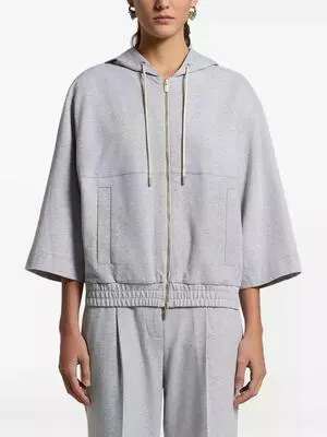 Peserico Hooded Zip Up Jacket